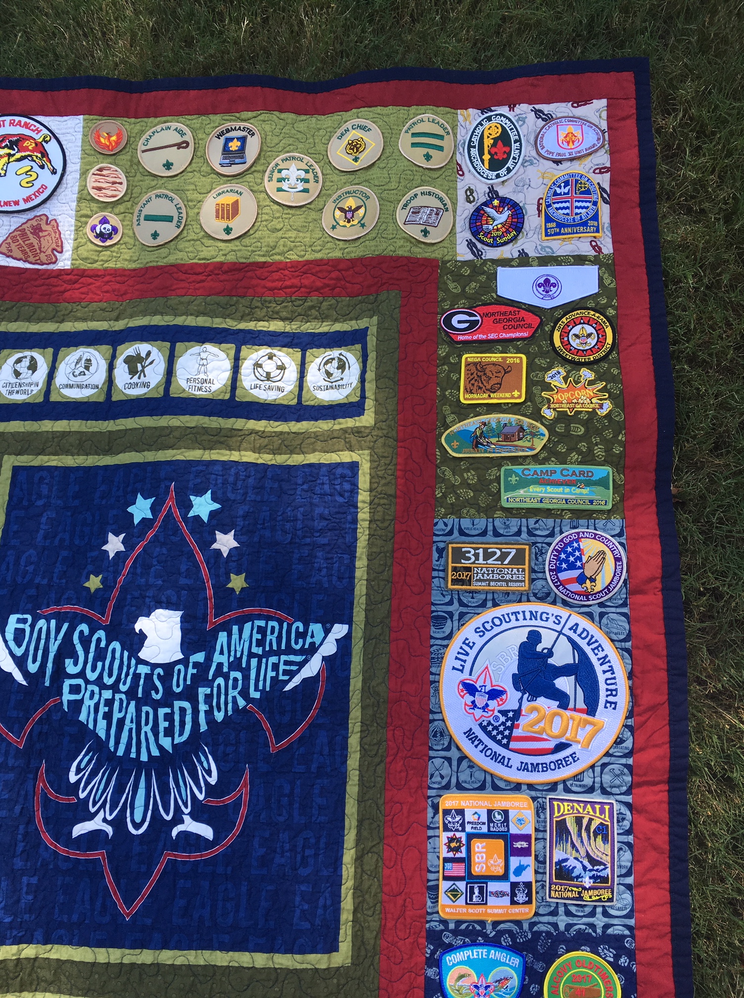 Eagle Scout Quilt – Quest Quilts