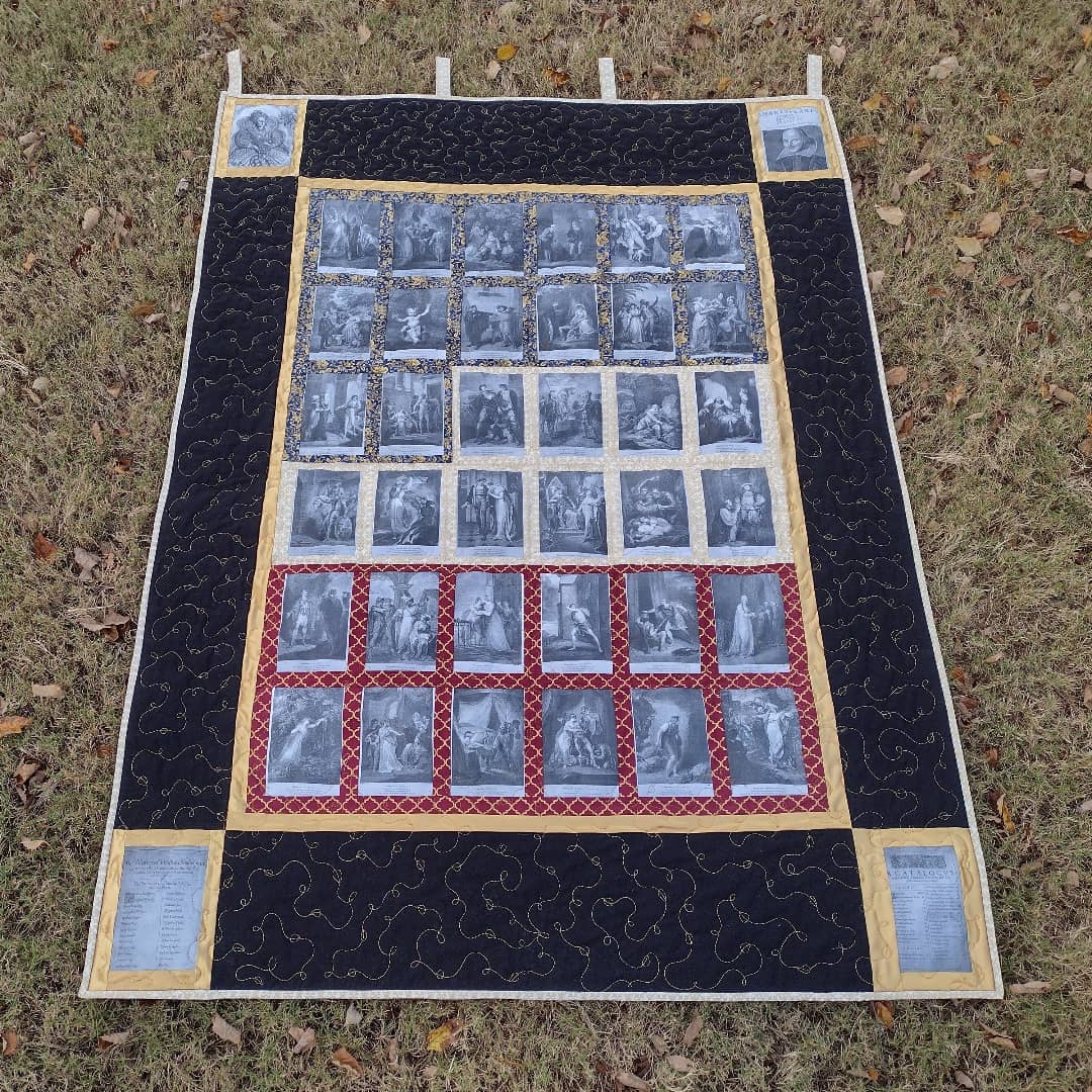 Shakespeare Wall Quilt – Quest Quilts